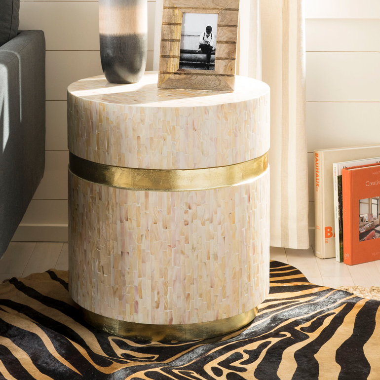 Mercer41 Abba 22'' Tall Drum End Table & Reviews | Wayfair
